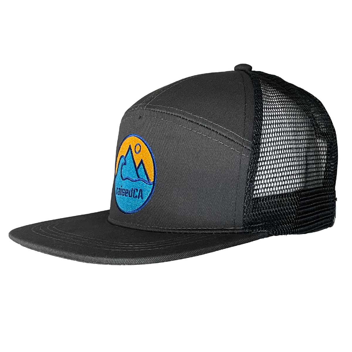 raisedCA California State Badge 7-Panel Hat – raisedLIFE